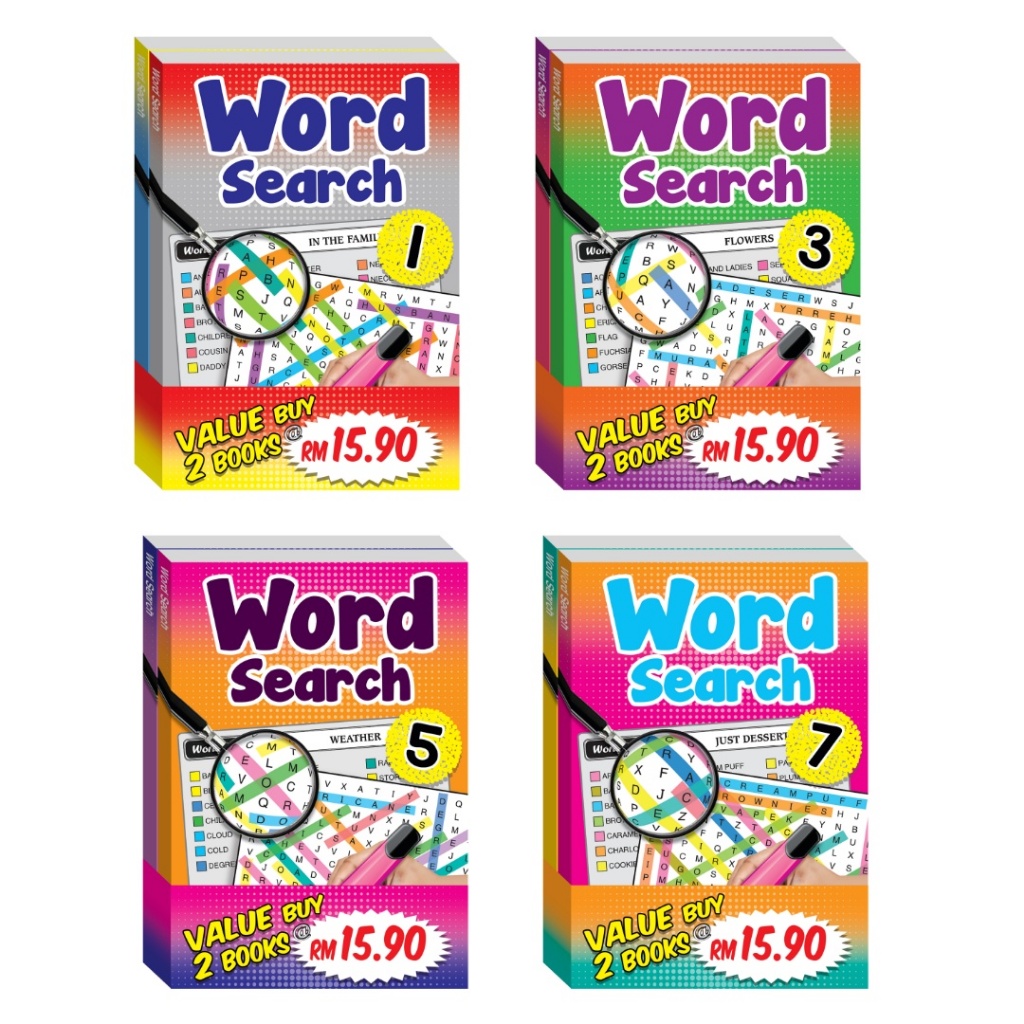 Word Search Bundle (Paperback) 2 Books in 1 Bundle | Shopee Malaysia