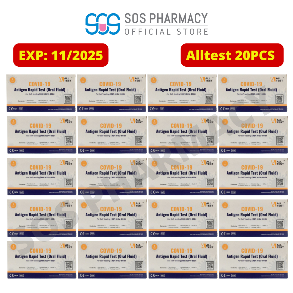 ALLTEST/ALLtest/All test RAPID COVID 19 ANTIGEN TEST KIT 20 PCS (EXP ...