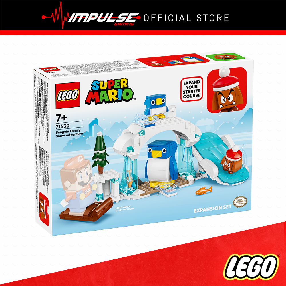 LEGO 71430 Super Mario Penguin Family Snow Adventure Expansion Set ...