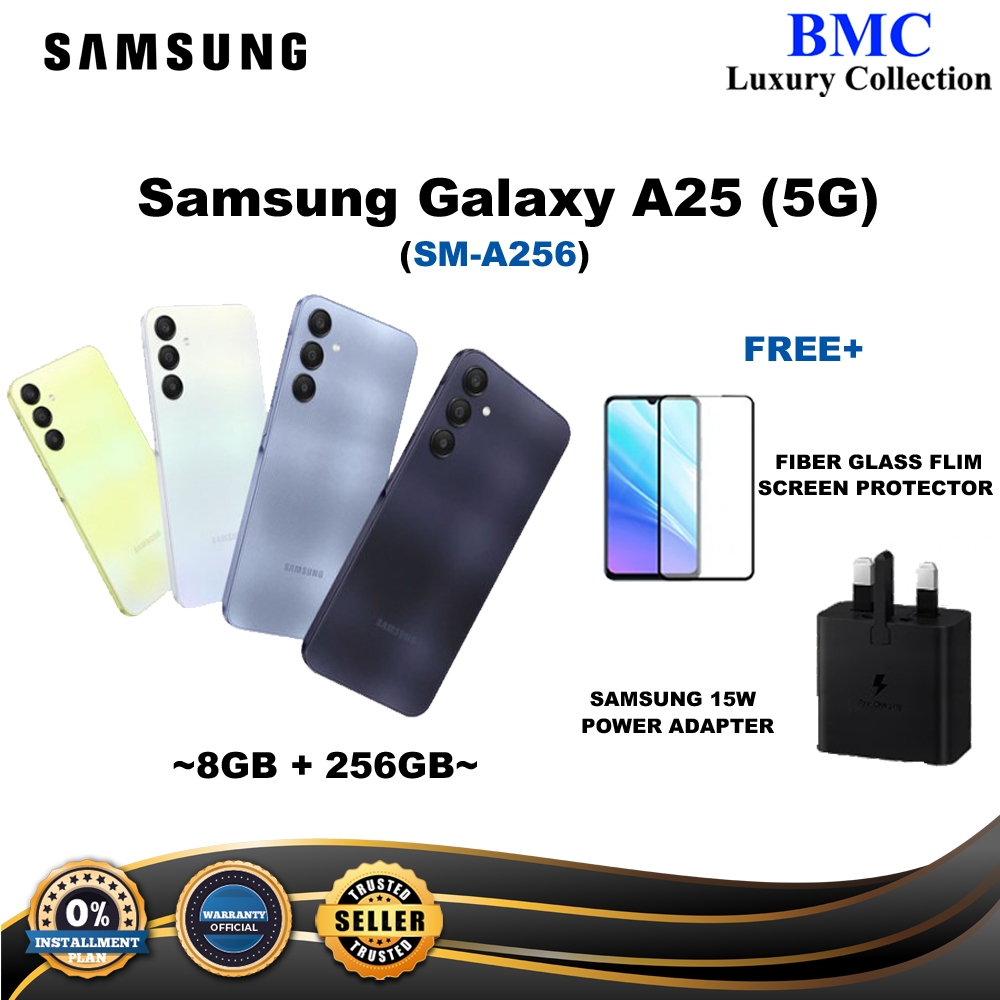 Samsung Galaxy A25 5G ( SM-A255 ) ( 8GB + 256GB ) PACKAGES | Shopee ...