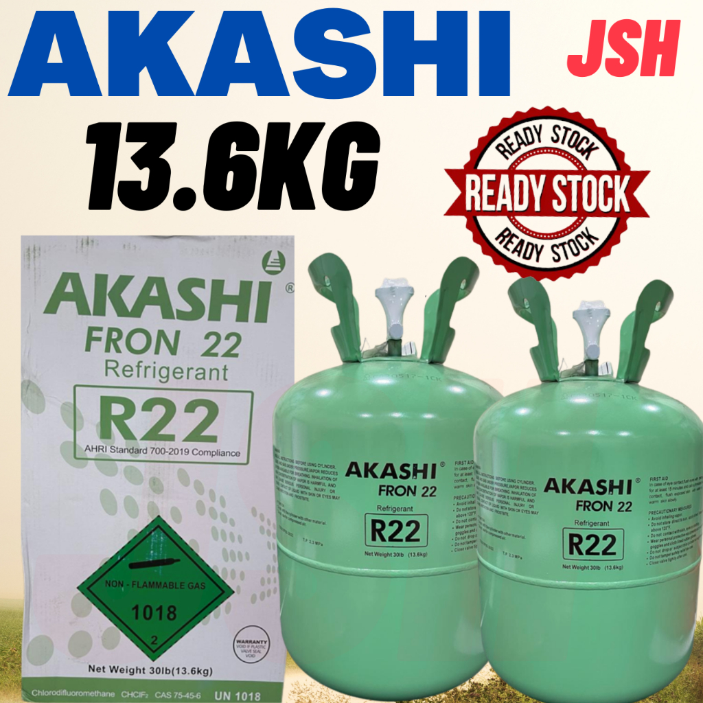 [READY STOCK} AKASHI R22 FOR AIR CONDITIONING-13.6KG | Shopee Malaysia