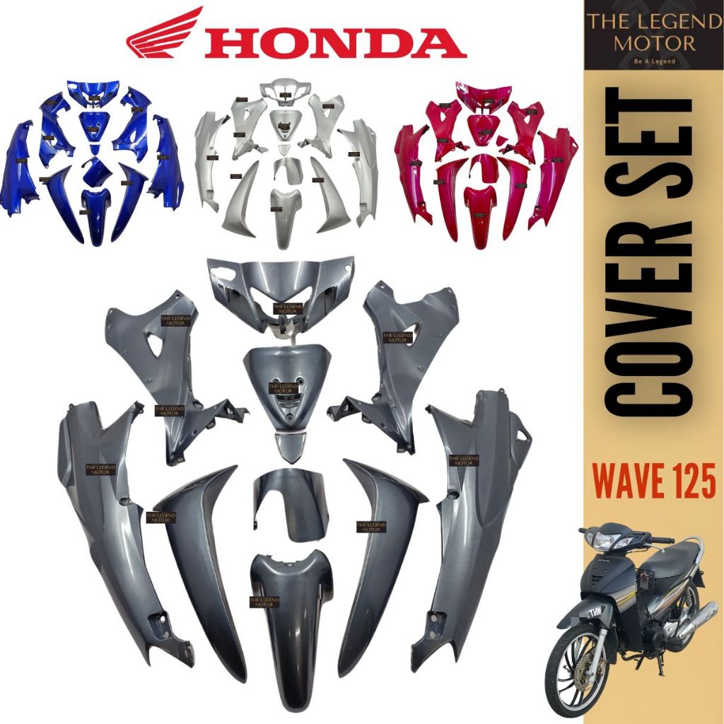 HONDA WAVE125 WAVE 125 COVER SET COVERSET KAVER BODY FRAME KOVER CAVER ...
