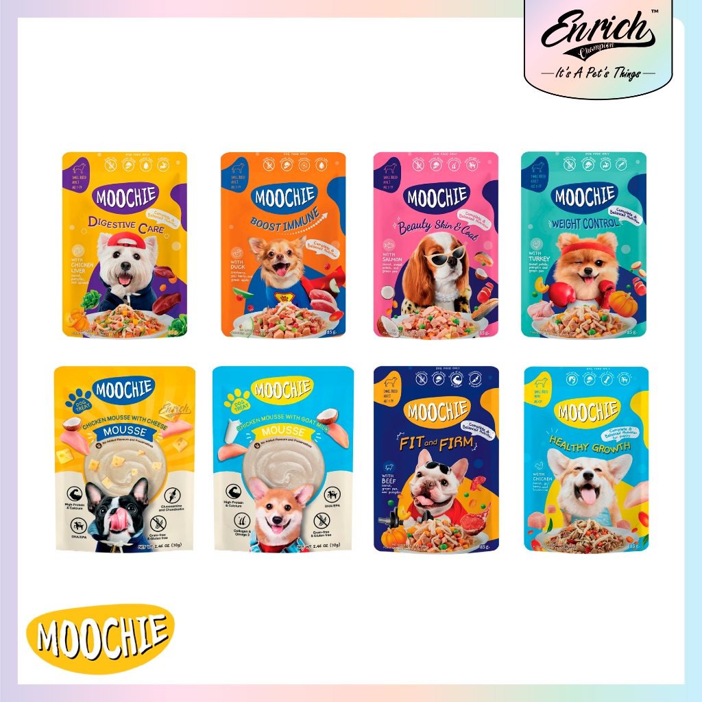 MOOCHIE Dog Food Pouch / Wet Food 70g / 85g (All Stages) | Shopee Malaysia