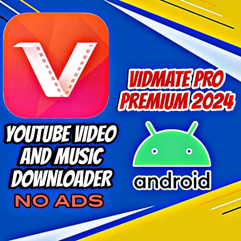 VIDMATE PRO PREMIUM 2024🔥 | YOUTUBE VIDEO AND MUSIC DOWNLOADER🔥 | Shopee Malaysia