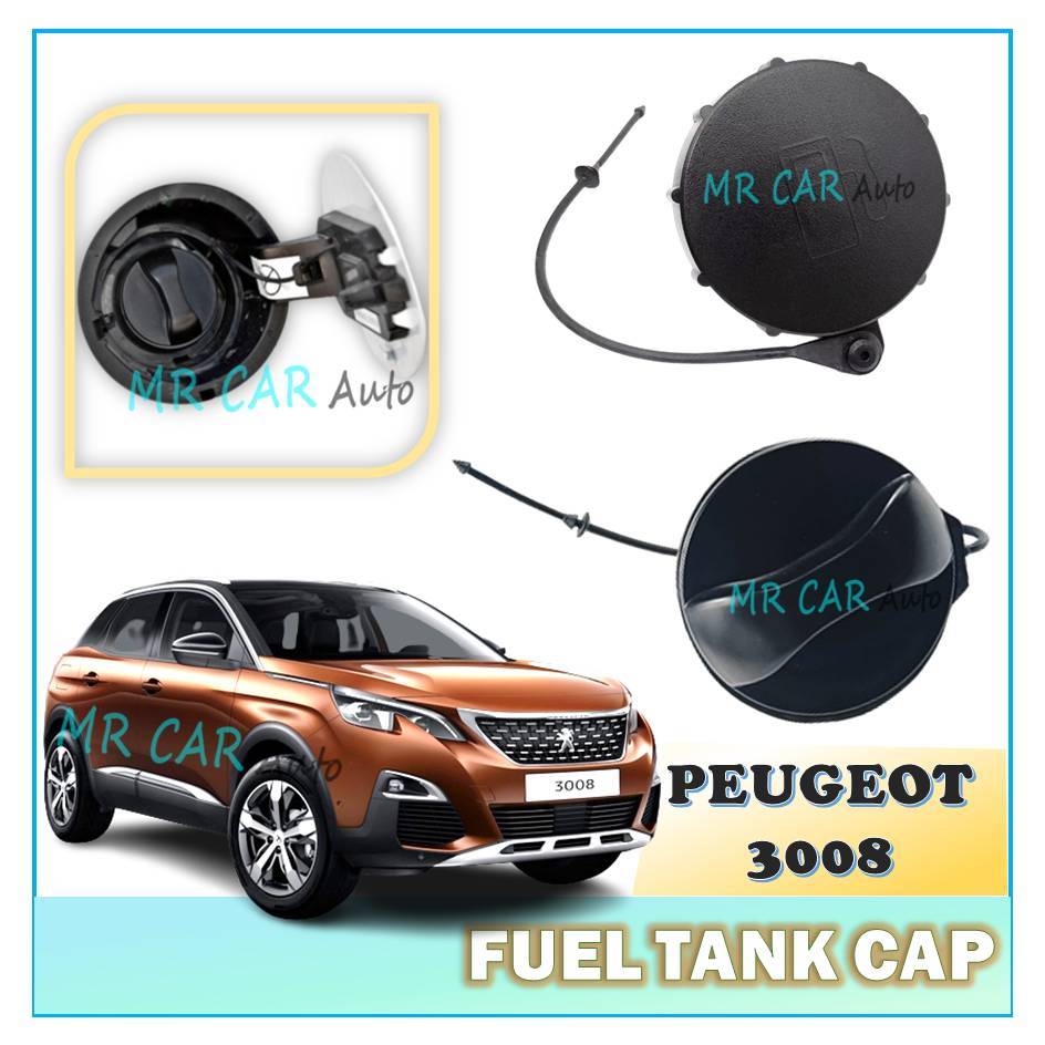 PEUGEOT 308 408 508 3008 FUEL TANK CAP WITH CABLE (OEM) | Shopee Malaysia