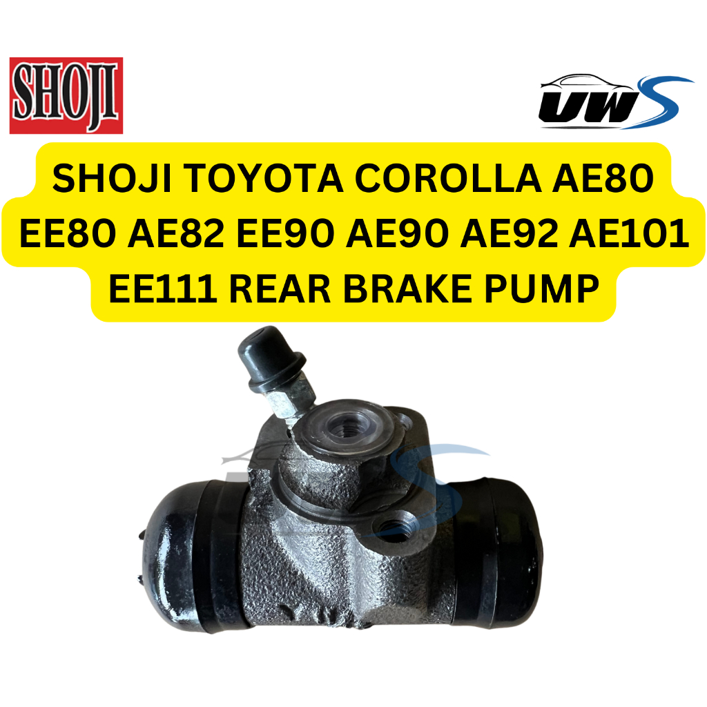 SHOJI TOYOTA COROLLA AE80 EE80 AE82 EE90 AE90 AE92 AE101 EE111 REAR ...