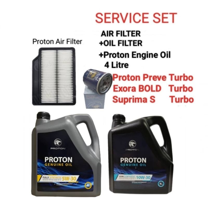 Proton Preve CFE Turbo Exora BOLD Turbo Suprima S Turbo (Air Filter ...