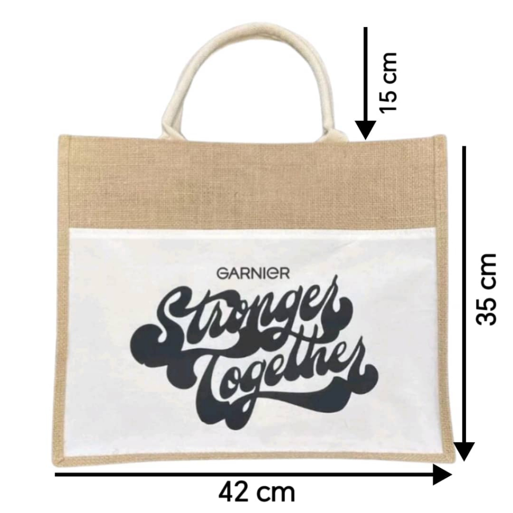 GARNIER TOTE BAG SHOPPER STORAGE (42m x 35cm) | Shopee Malaysia