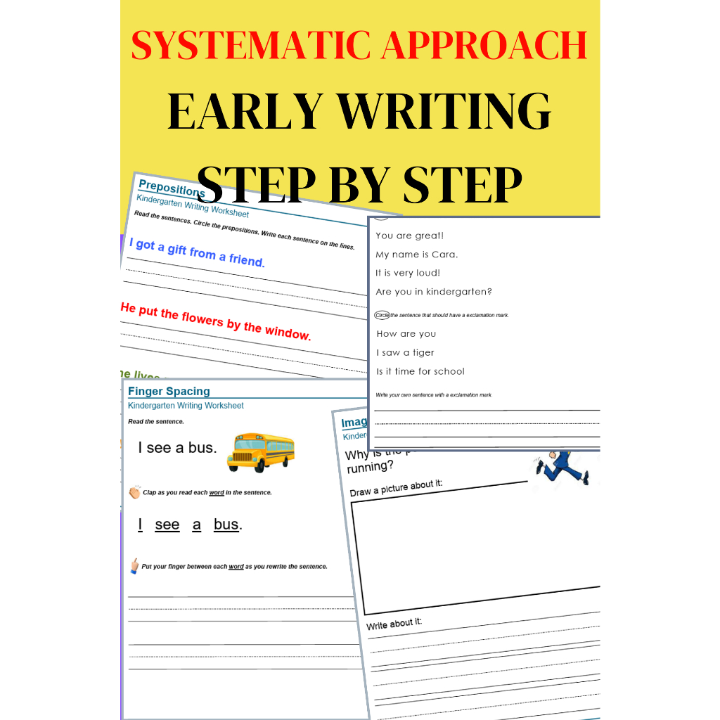 [41] Kindergarten ENGLISH Early Writing STEP BY STEP PDF | Shopee Malaysia