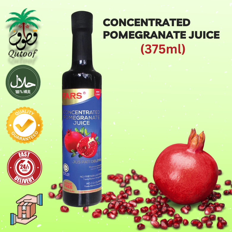 FARS Concentrated Pomegranate Juice/Jus Pati Delima/ORIGINAL/ASLI 100% ...