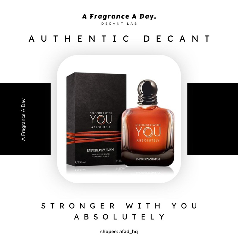Stronger With You Absolutely/Intensely Original Decant 3ml/5ml/9ml ...