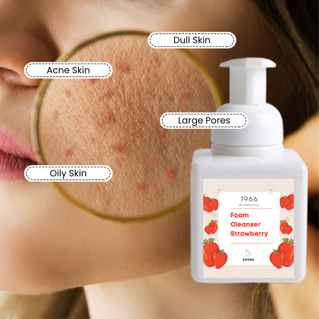 Strawberry Natural Brightening and Acne Cleanser | Pembasuh Muka ...