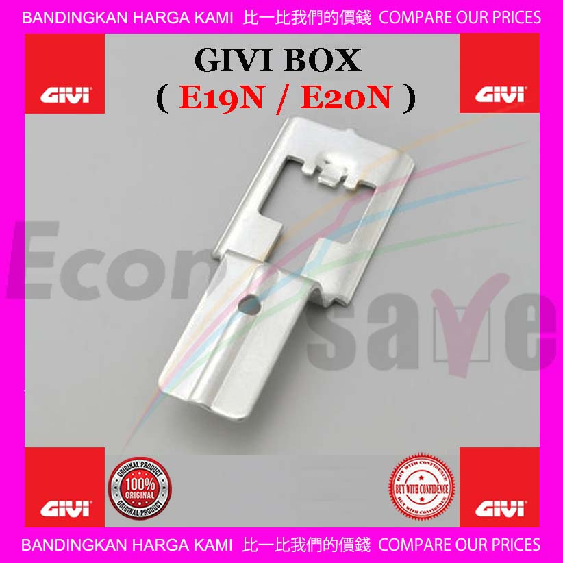 💥100% ORIGINAL💥 GIVI BOX PUSH BUTTON PLATE GIVI LOCK E19N E20N ROCKY ...