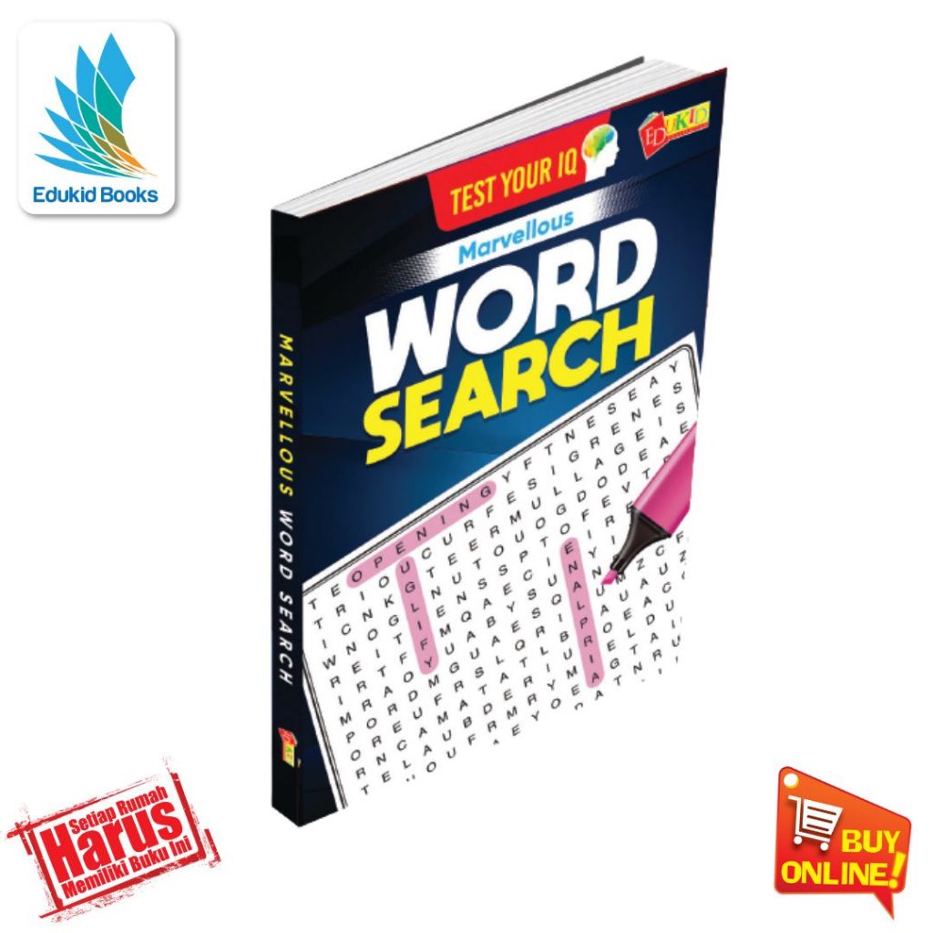 Word Search - Test Your IQ Marvellous Word Search -Finding Words - Word ...