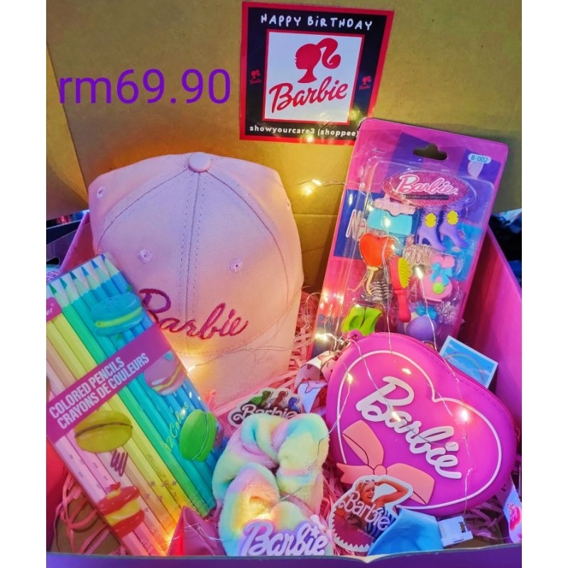 barbie gift box set birthday surprise hadiah harijadi kids girl ...