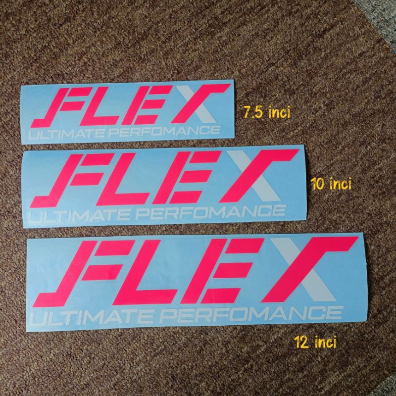 Sticker FLEX NEW ( FOROSEN ) | Shopee Malaysia