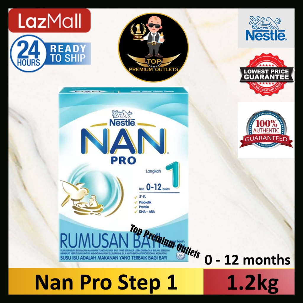 Nestle Nan Step 1 (2'-FL) (1.2kg) Exp: 12/2025 (Newest Stock) | Shopee ...