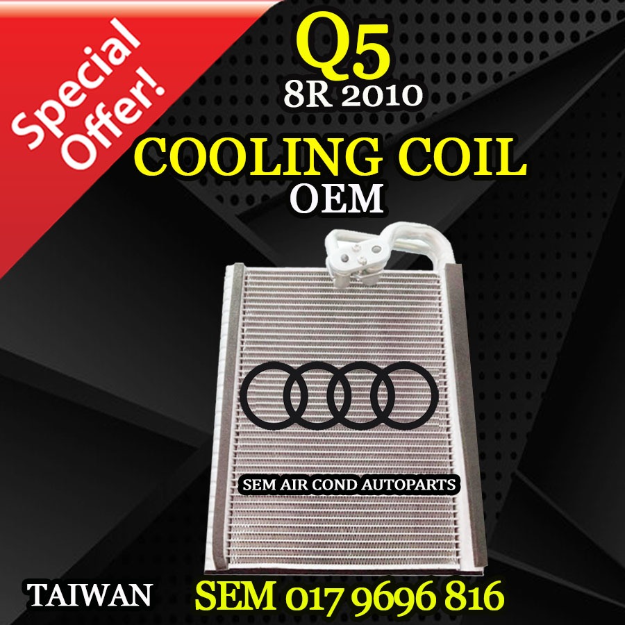 AUDI Q5 8R 2010 YEAR TAIWAN NEW COOLING COIL/ EVAPORATOR (CAR AIRCOND ...
