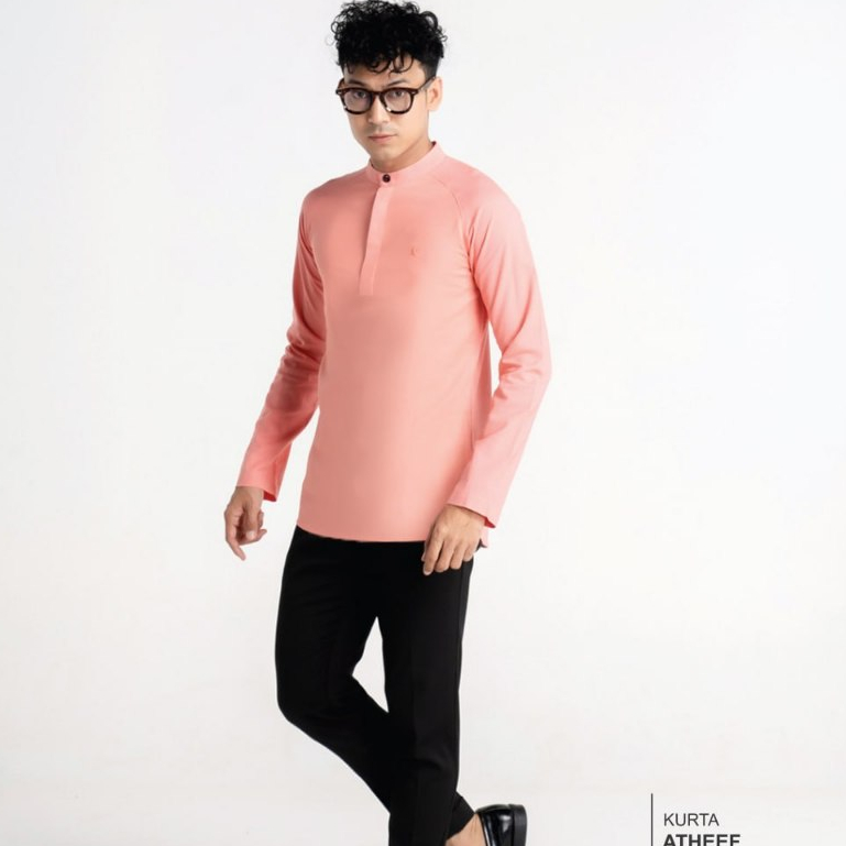 KURTA ATHEEF ( PINK ) ELRAH EXCLUSIVE | Shopee Malaysia