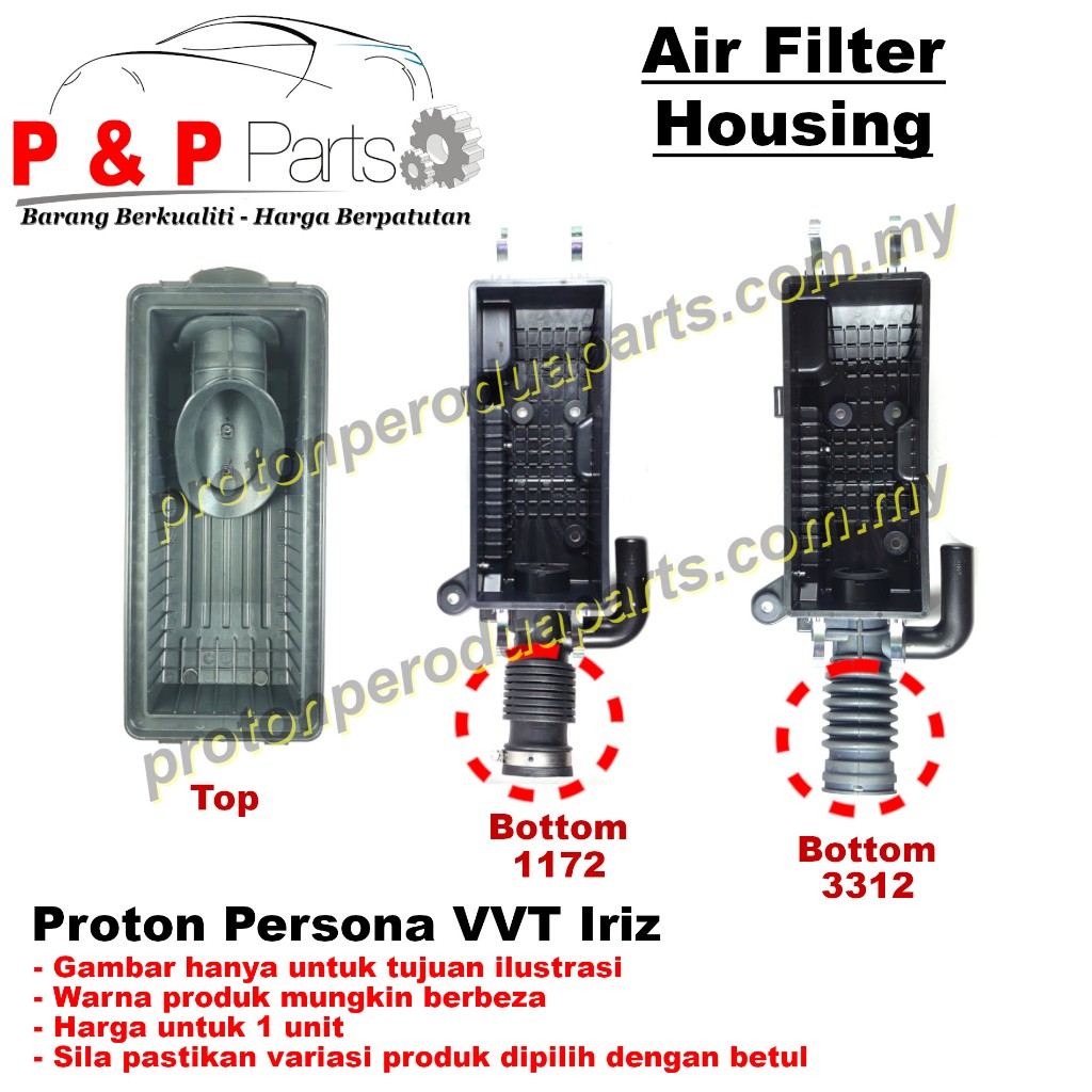 Air Filter Housing Intake Hose Kotak Penapis Angin - Proton Persona VVT ...