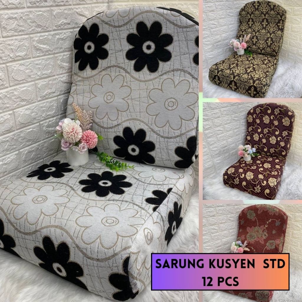 [READY STOCK MALAYSIA] SARUNG KUSYEN BUJUR STD 12 PCS (Sarung SAHAJA ...