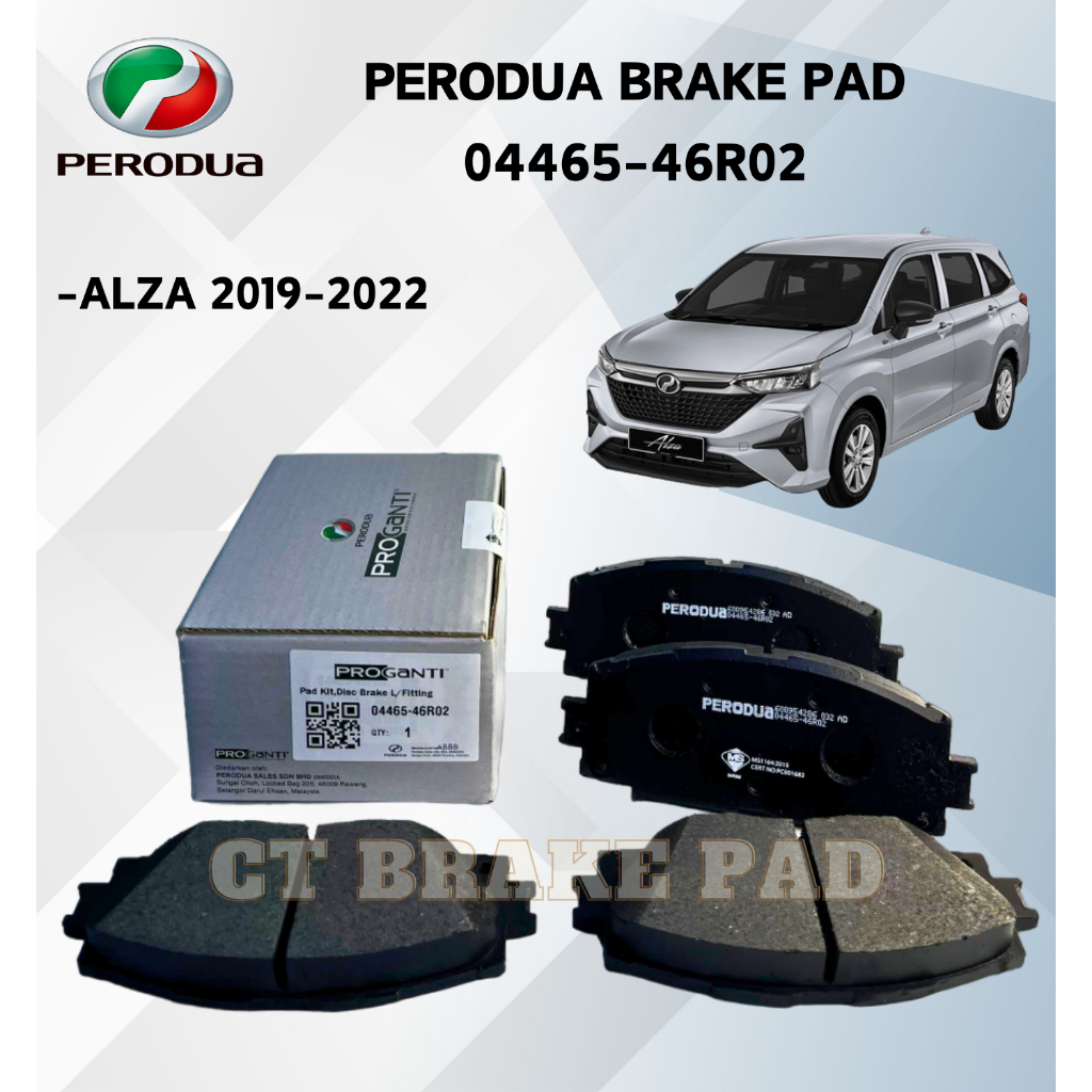 [100% ASLI] PAD BREK HADAPAN ALZA (2013-2021) – 04465-46R02 | Shopee ...