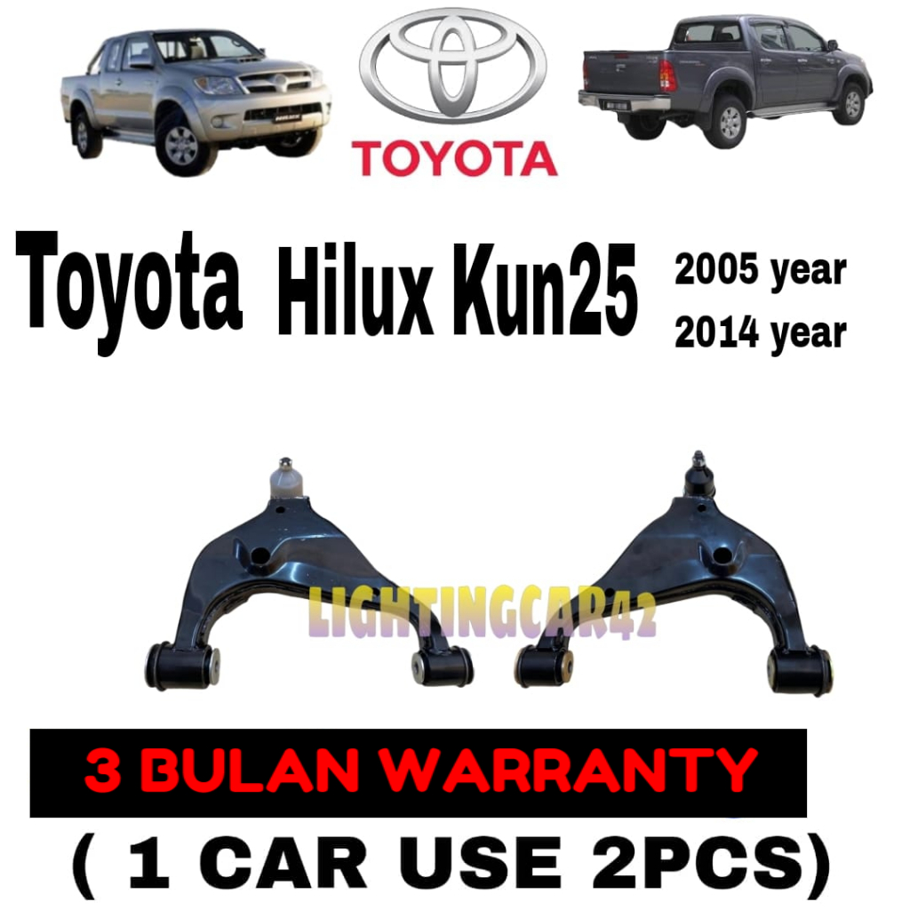 (TOYOTA)-Front Lower Arm TOYOTA HILUX 2.5 L KUN25 (2004 - 2015)(48069 ...