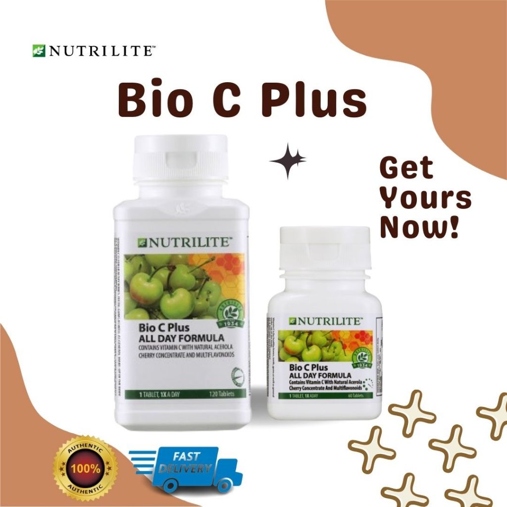 【Promotion】NUTRILITE Bio C Plus All Day Formula (60/120 tab) | Shopee ...