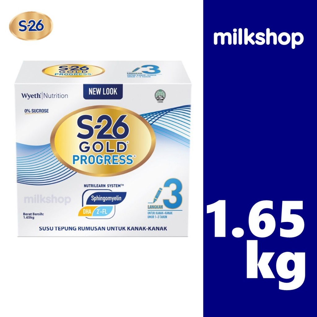 S26 GOLD Step 3 1.65kg Progress | SMA Wyeth Langkah Step3 box kotak 1-3 year tahun previously 1 ...