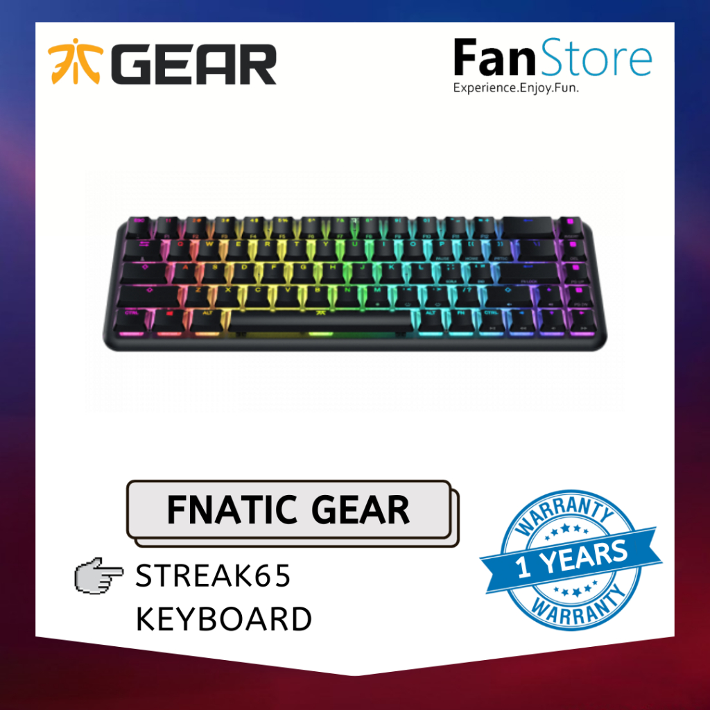 FANSTORE FNATIC GEAR Streak65 Low Profile Mechanical Gaming Keyboard ...