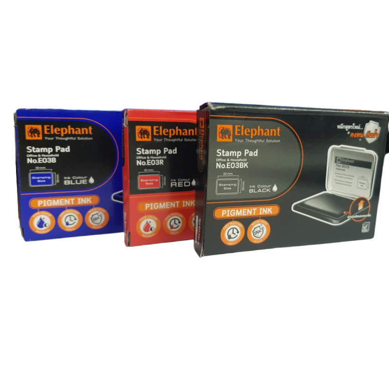 Elephant Stamp Pad (Pigment Ink)- E03 (90mm* 56mm) | Shopee Malaysia