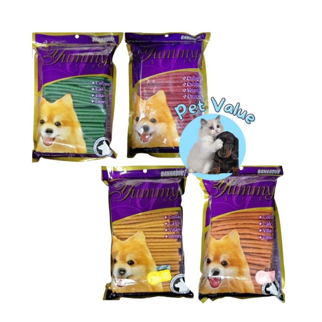 BANKADUK Yummy Jerky Stick Dog Treats 1kg 狗狗美味肉条零食 | Shopee Malaysia