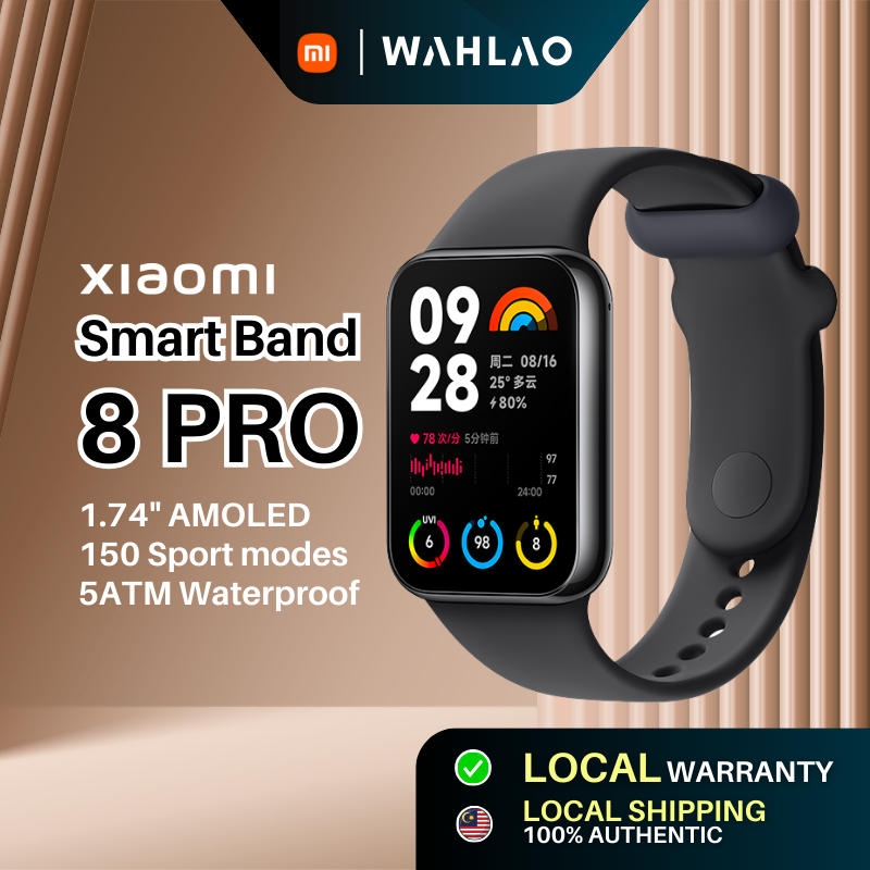 Xiaomi Smart Band 8 Pro NFC 1.74" AMOLED Screen Smart Watch | Shopee ...