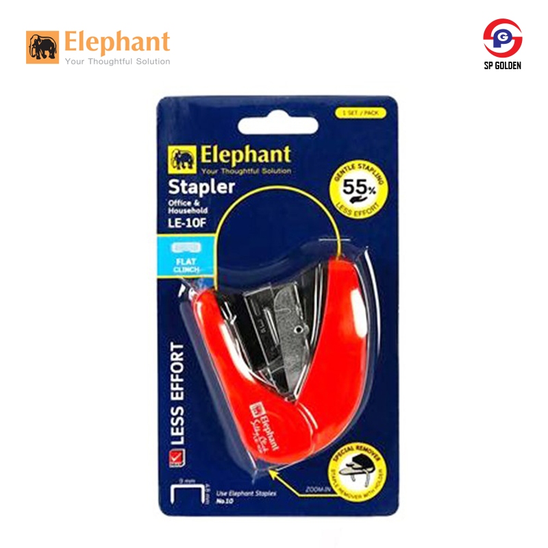 Elephant Stapler Flat Clinch No.LE-10F | Shopee Malaysia