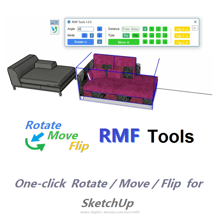 SketchUp | Plugins | Extension | Tutorial 2025 RMF Tools - One-click ...
