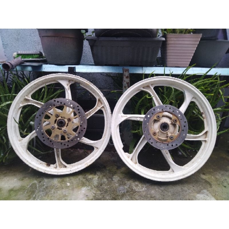 rim enkei 6 batang original rim enkei 125 original rim enjin 6 batang ...