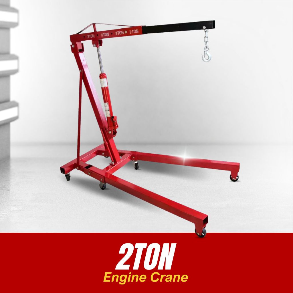 PRODIY Heavy Duty Hydraulic Engine Crane 2 TON 2T Jack Engine Stand ...