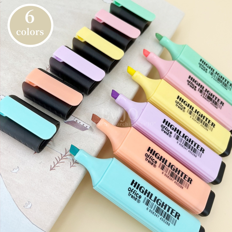 [Clearance Stock] Pastel Highlighter Pen Textliner Bright Color Ink ...