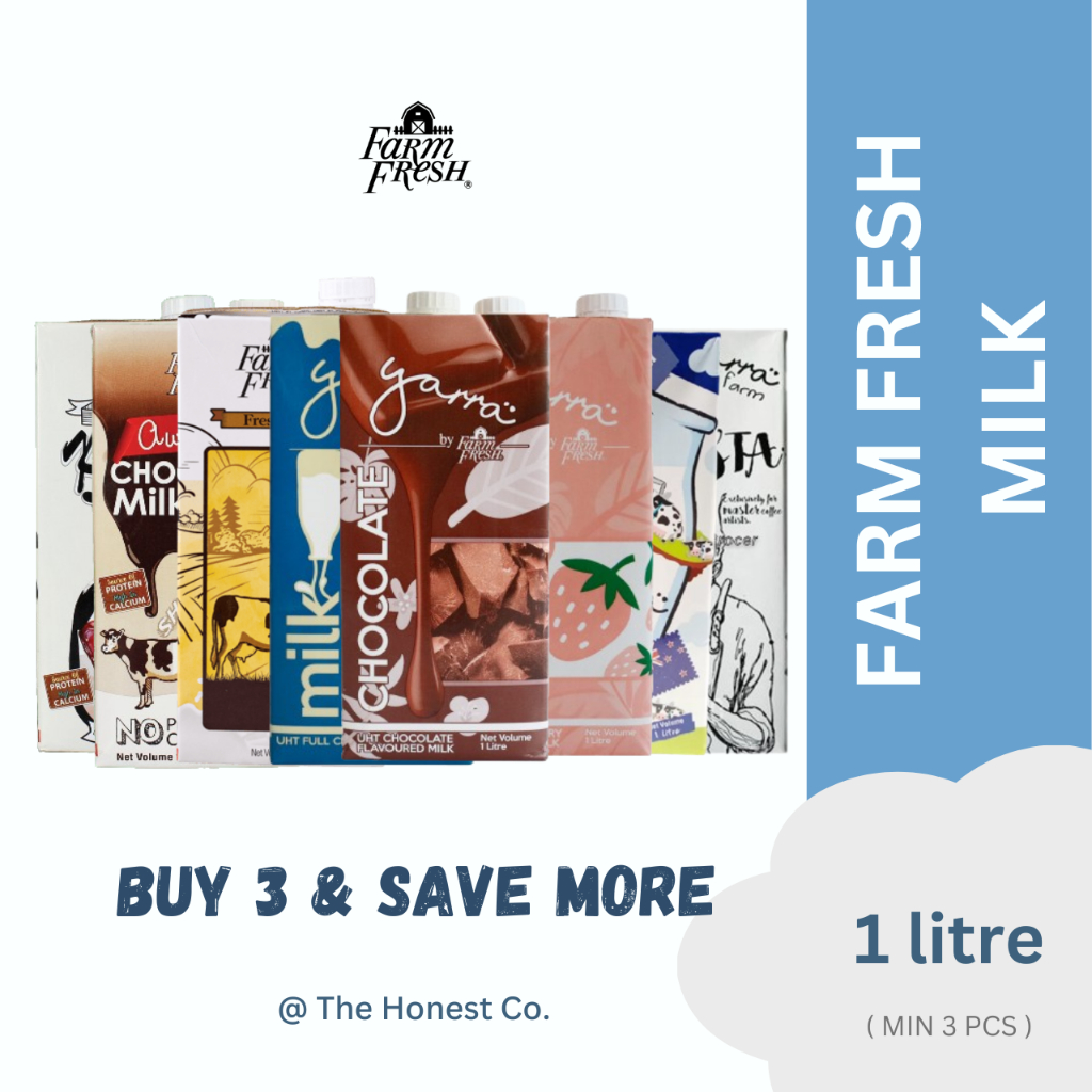 [MIN PURCHASE 3 PCS] UHT FARM FRESH FRESH MILK 1L YARRA CHOCOLATE ...