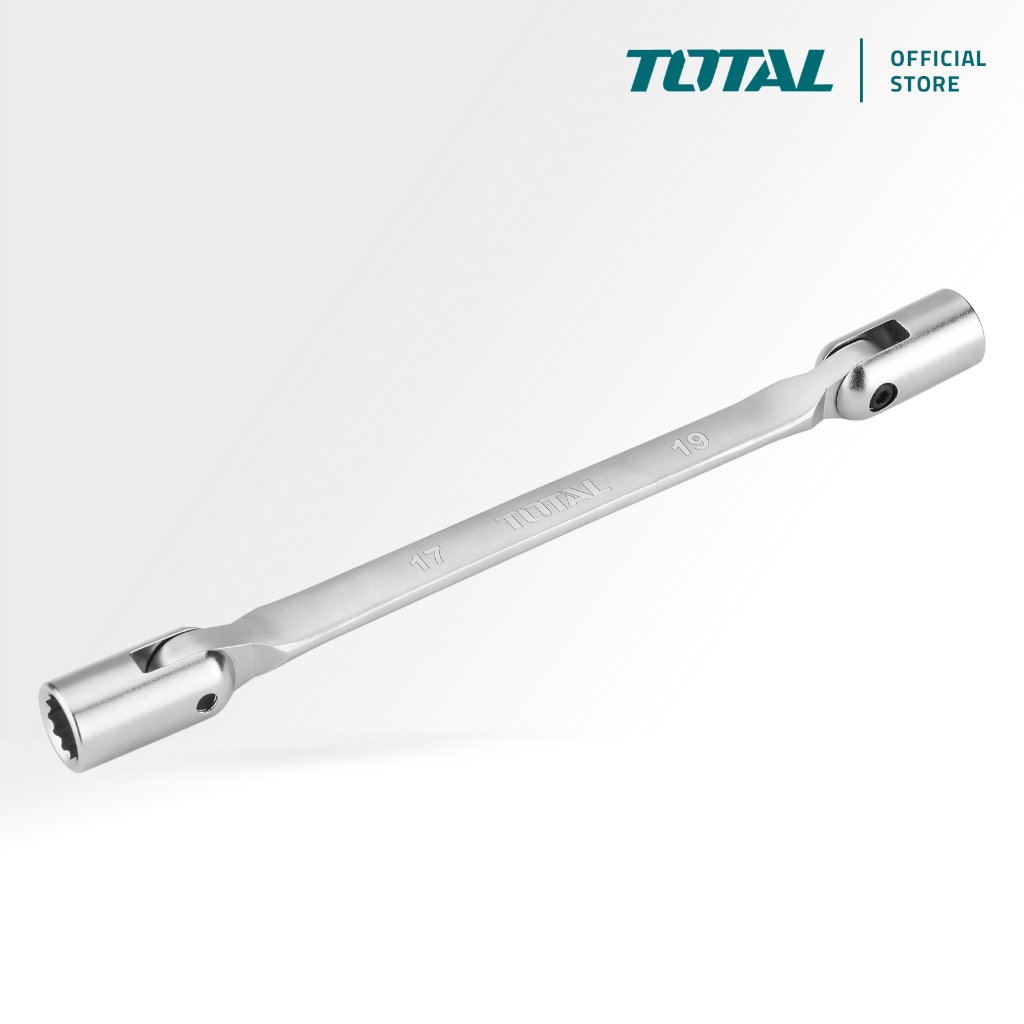 TOTAL Double Flexible Socket Wrench (8-19mm/12 Points) TDFSW08101 ...