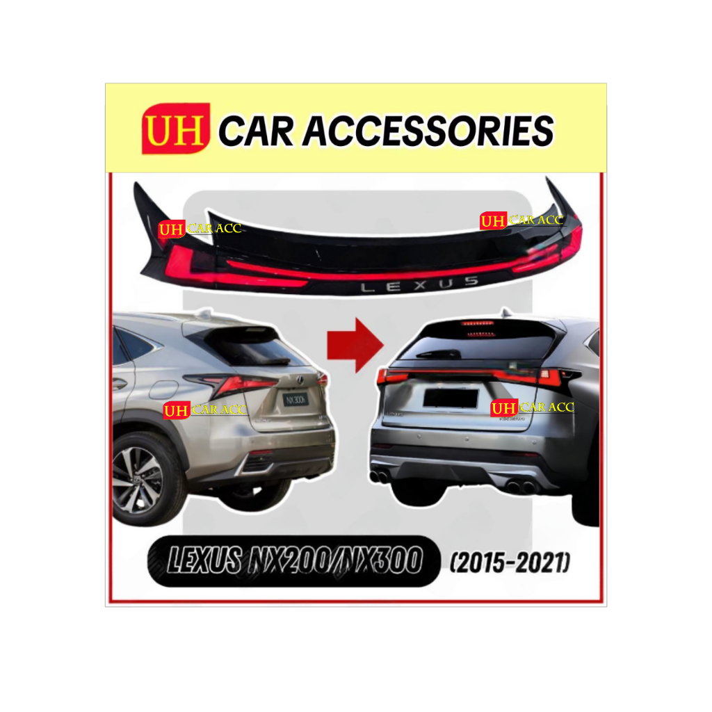 LEXUS NX200 NX300 (2015 - 2021) LED TAIL LAMP TAIL LIGHT BRAKE LIGHT ...