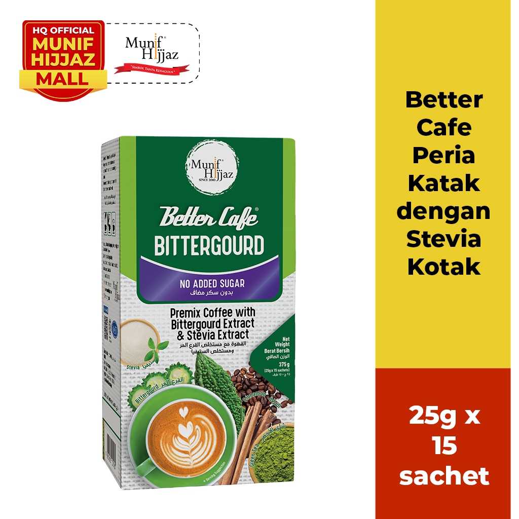 Better Cafe Peria Katak Premix Coffee With Bittergourd, Kayu Manis ...
