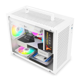 METALFISH S9 Computer Case Gaming PC Chassis Support MATX/ITX 24.5*24 ...