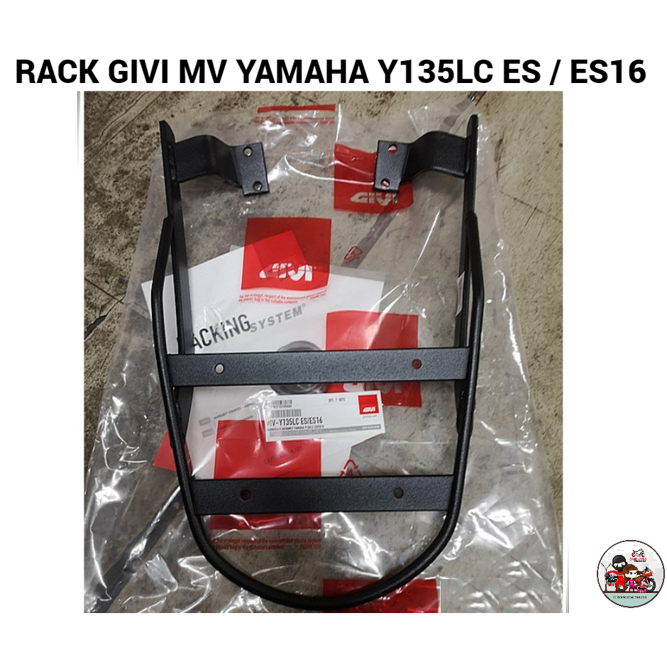 RACK GIVI MONORACK ADVANCE MV YAMAHA Y135LC ES / ES16 AND HEAVY DUTY ...