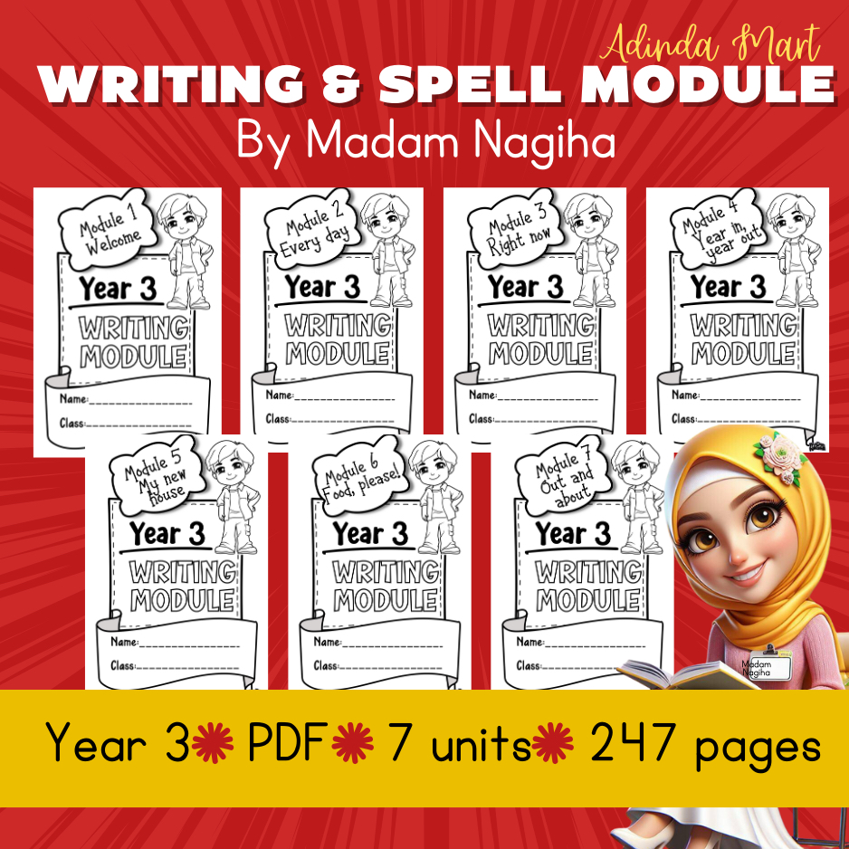 Writing Module and Colour & Spell Module Year 3 By Madam Nagiha Based ... Writing Module and Colour & Spell Module Year 3 By Madam Nagiha Based ...