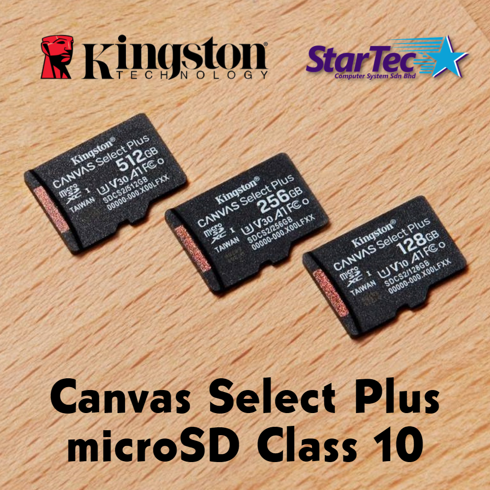 Kingston Micro SD Card Memory Card 100MB/s Canvas Select Plus Class 10 UHS-I Card (32GB / 64GB ...