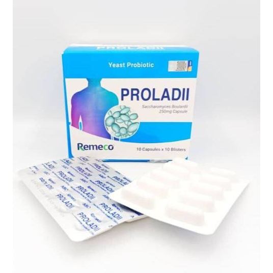 PROLADII 250MG (STRIP/10 CAPSULES) YEAST PROBIOTIC EXPIRY 2026/02 ...
