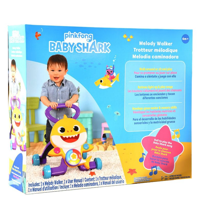 Pinkfong Baby Shark Melody Walker - Preschool Toy (QPFT610649) | Shopee ...