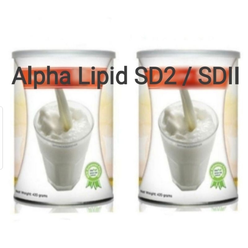 Alpha Lipid SD2 / SDII (2 tins) ~Ready Stock~ [Shocking Sales] | Shopee ...