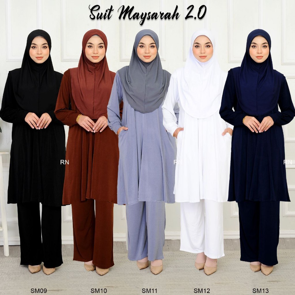 Suit Maysarah Baju Labuh Muslimah Haji Umrah (Nursing) | SUIT LABUH ...